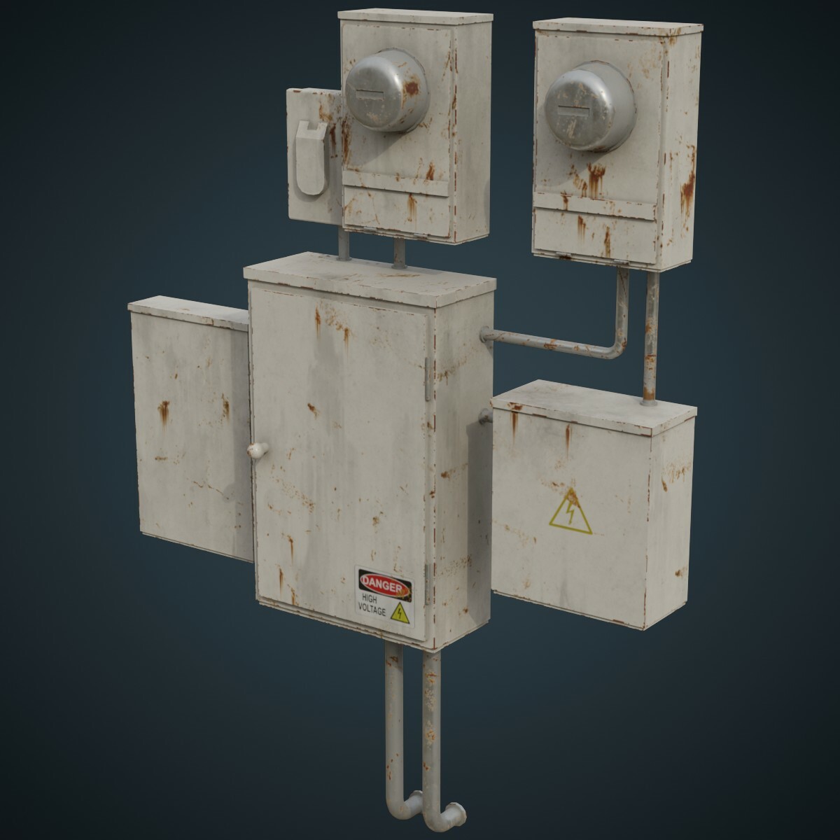 ArtStation - Utility Box 2B | Game Assets