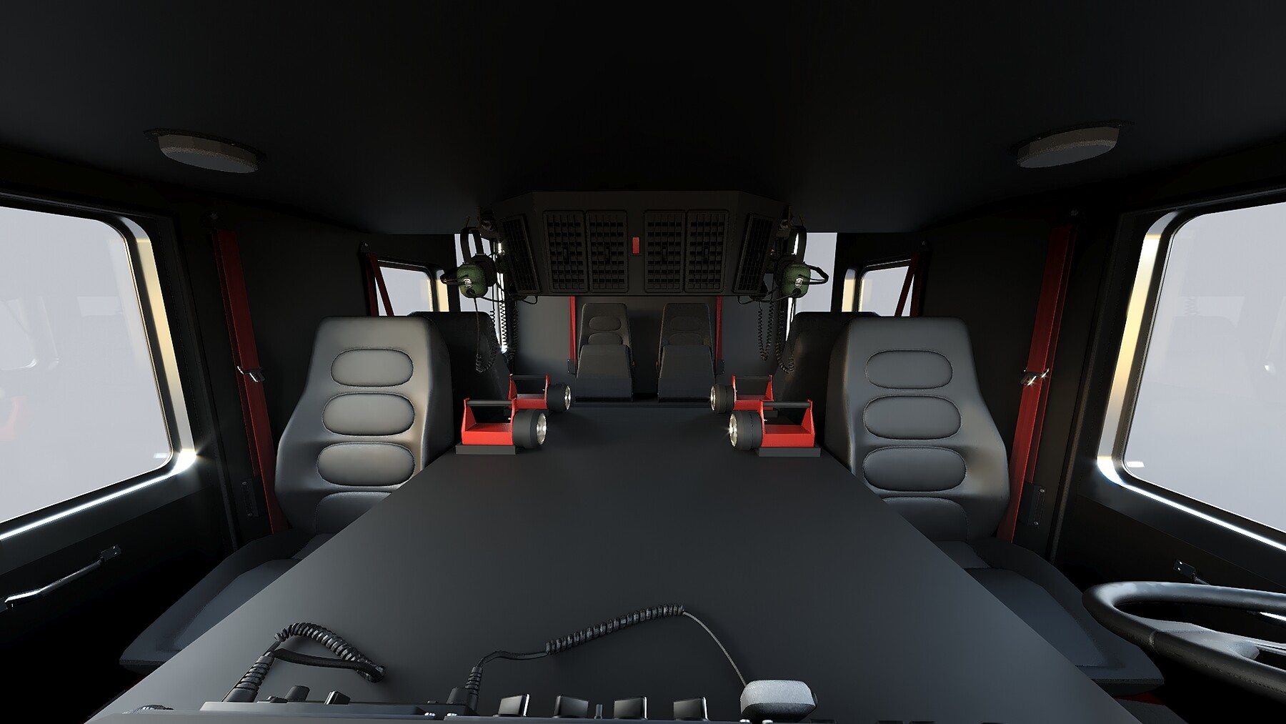 ArtStation - Fire Truck Engine FDNY | Game Assets