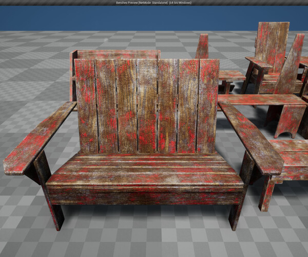 ArtStation - Benches UE4 | Game Assets