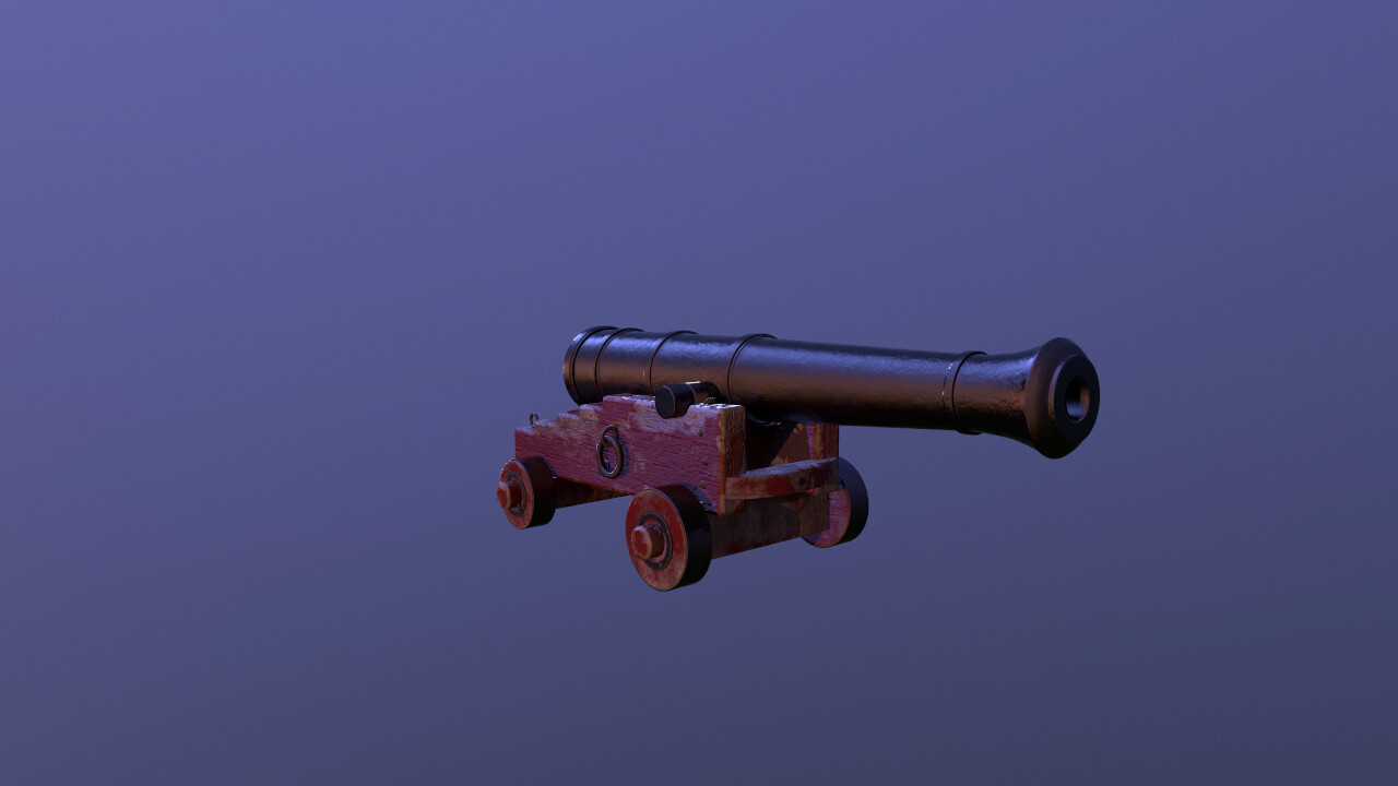 ArtStation - Old cannon | Game Assets