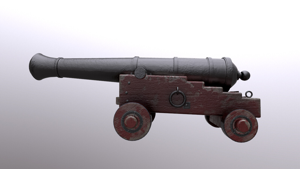 ArtStation - Old cannon | Game Assets