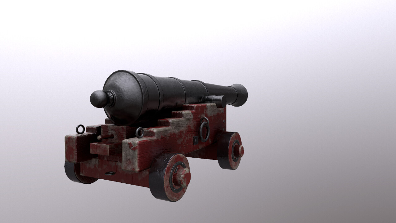 ArtStation - Old cannon | Game Assets