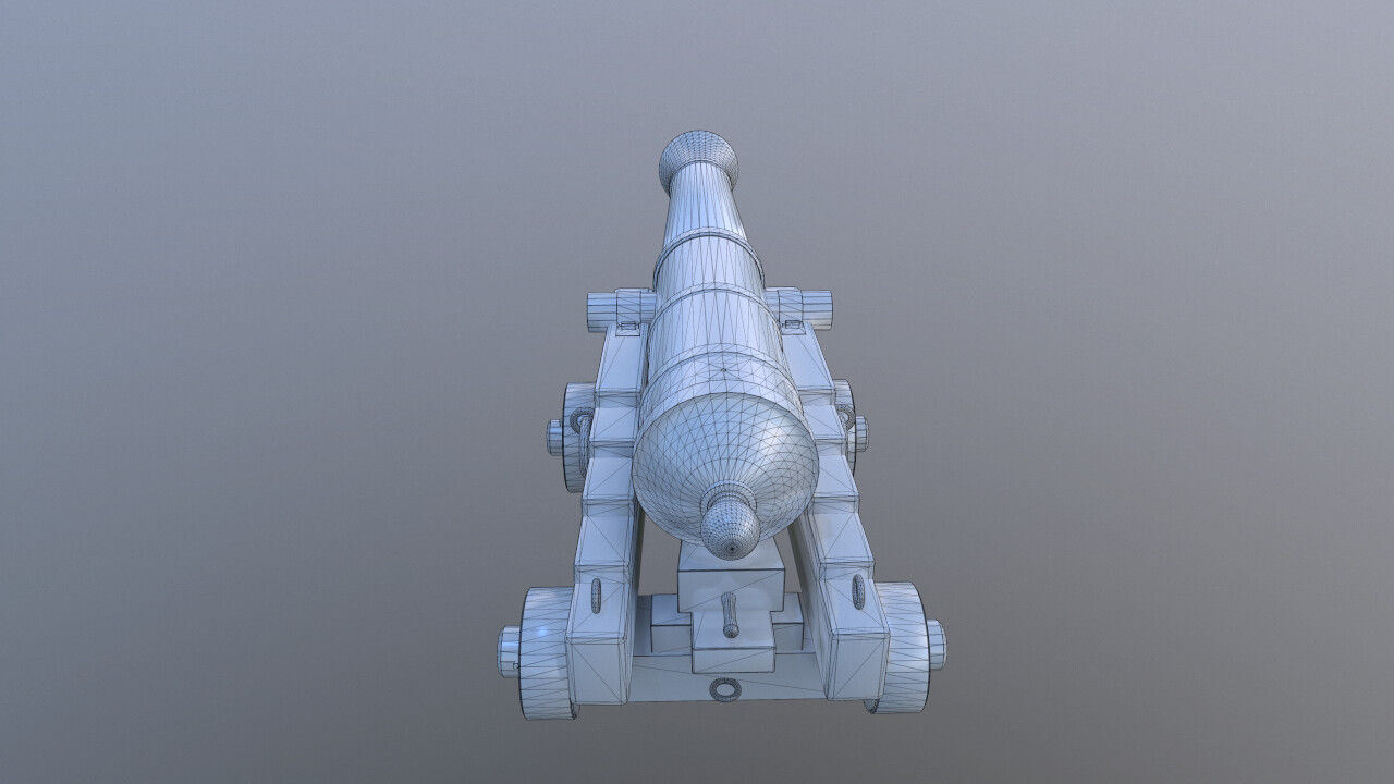 ArtStation - Old cannon | Game Assets