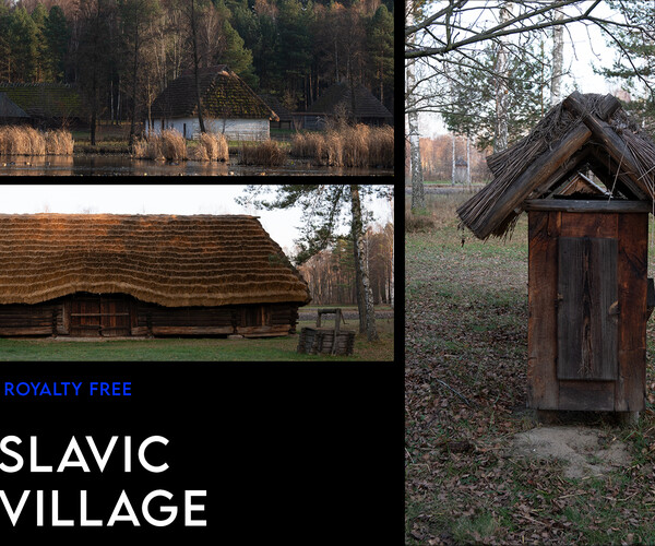 ArtStation - Slavic village | Resources