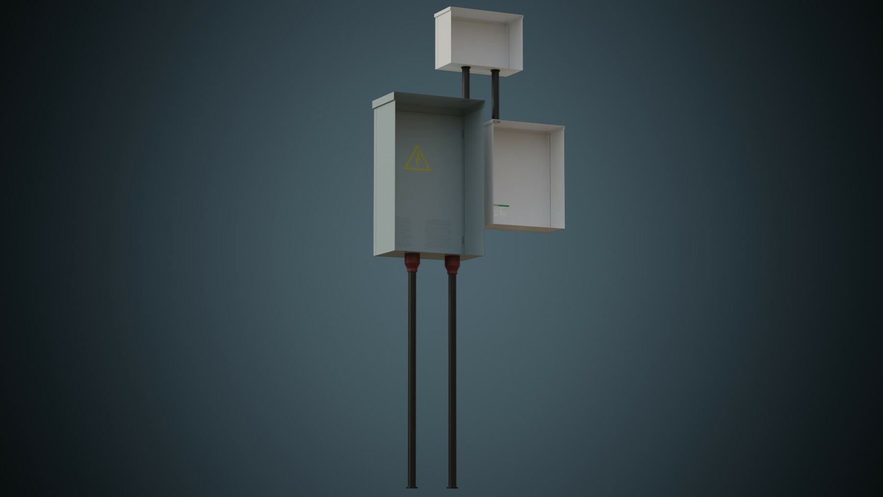 ArtStation - Utility Box 3A | Game Assets