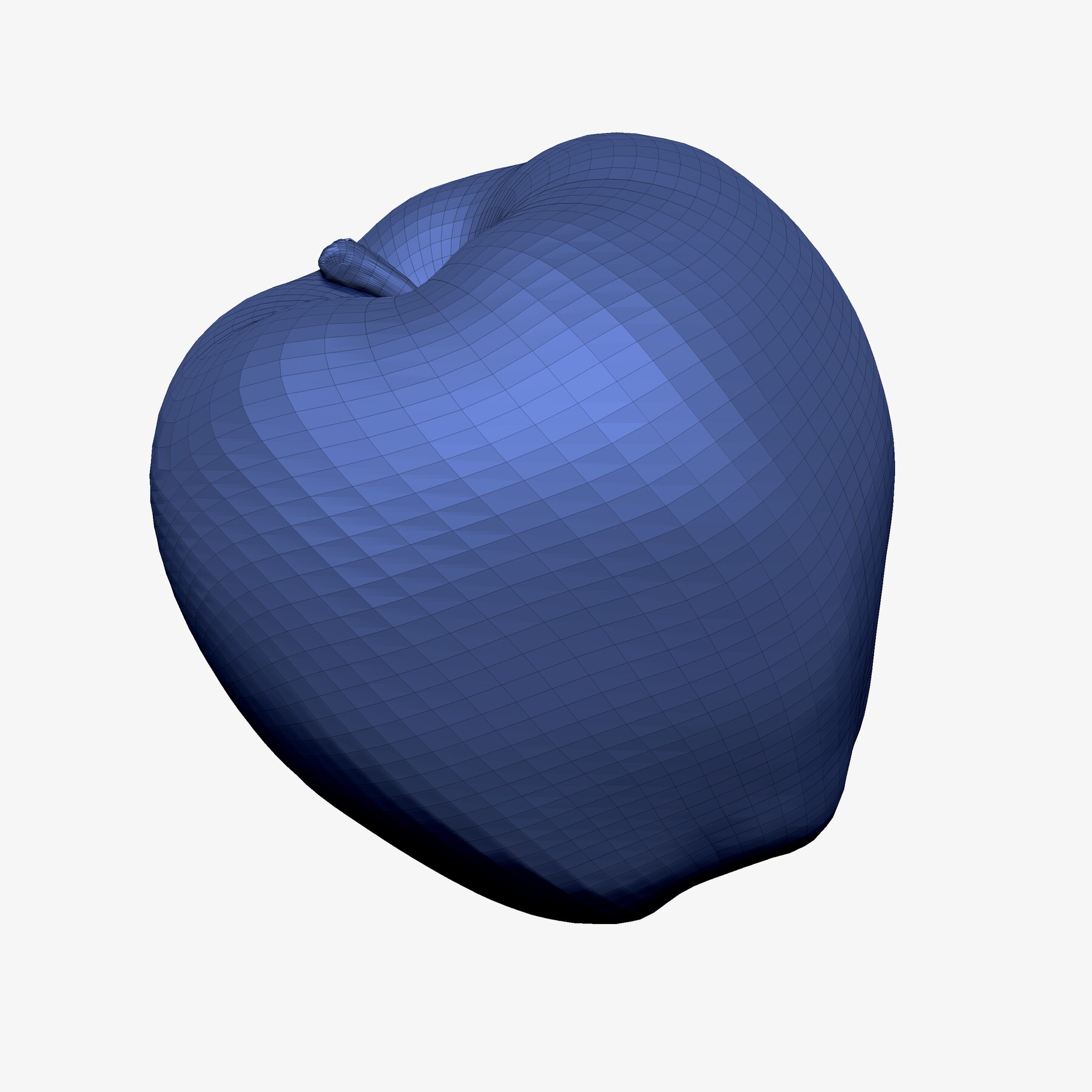 ArtStation - RED APPLE FRUIT 3D MODEL - GAME READY - LOW POLY \ HIGH ...