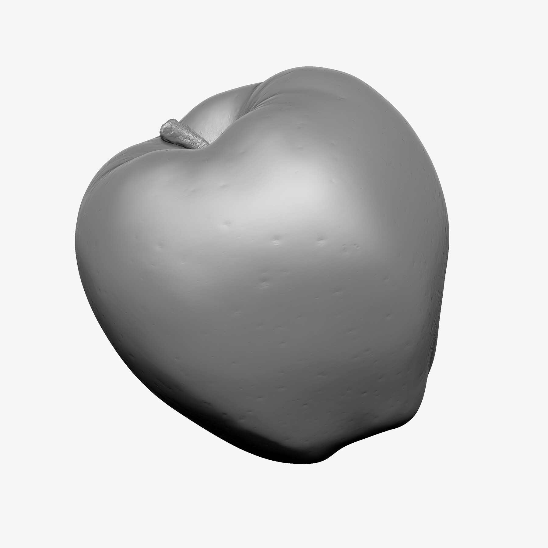 ArtStation - RED APPLE FRUIT 3D MODEL - GAME READY - LOW POLY \ HIGH ...