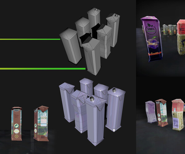 ArtStation - JuiceBox 01 PACK | Game Assets