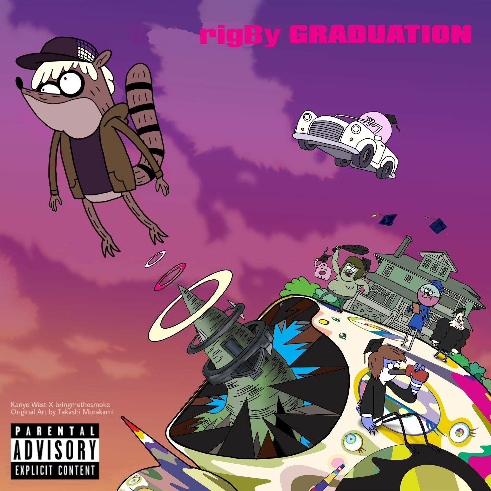 ArtStation - REGULAR SHOW x KANYE WEST: Graduation | Artworks