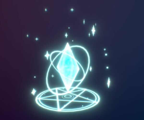 ArtStation - Magic Crystal Animated | Game Assets