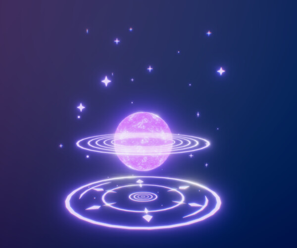 ArtStation - Magic Crystal Animated | Game Assets