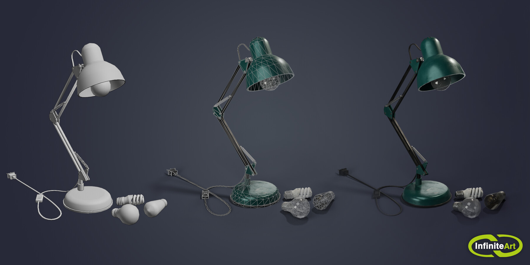 ArtStation - Table lamp | Game Assets