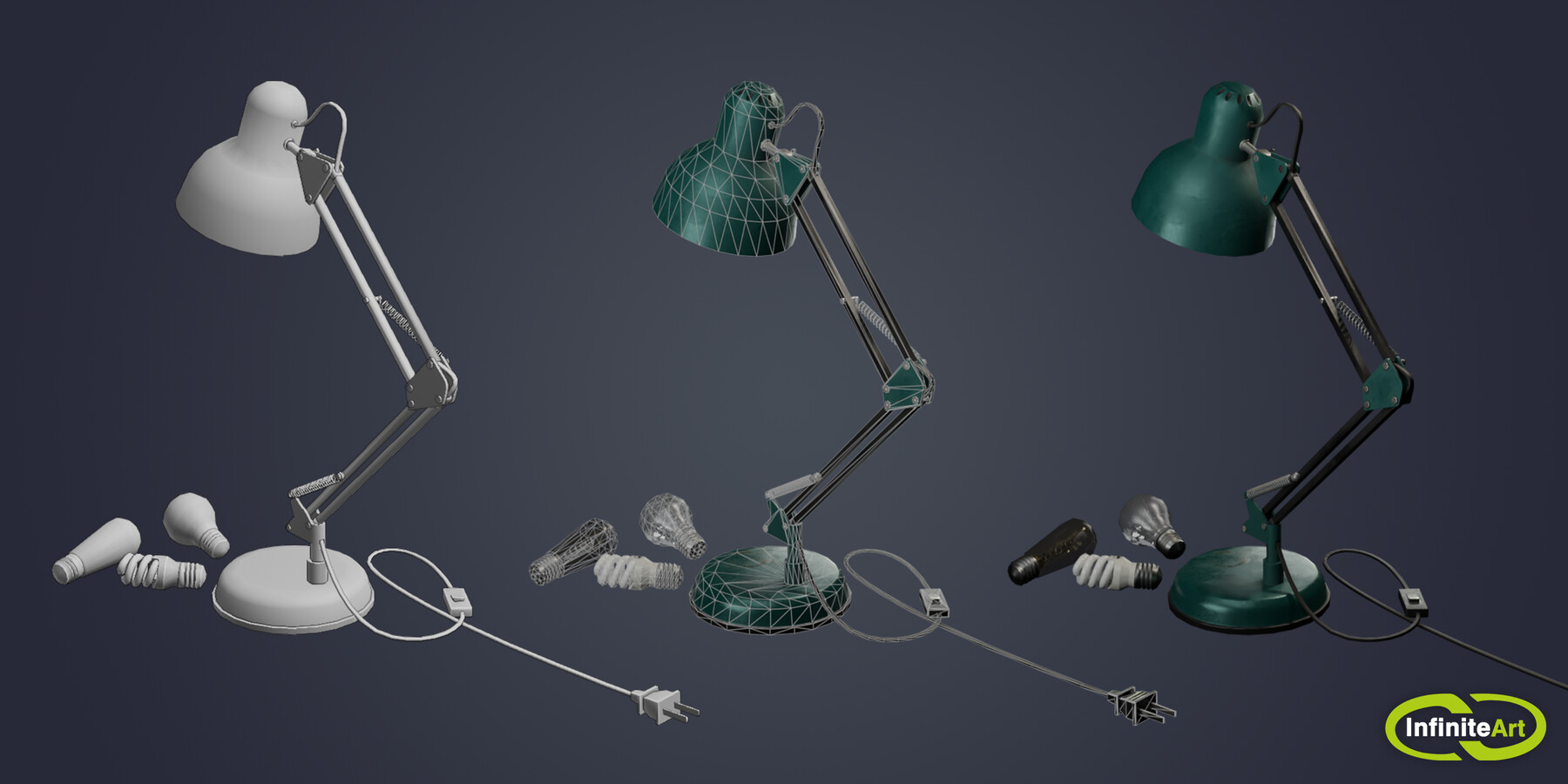 ArtStation - Table lamp | Game Assets