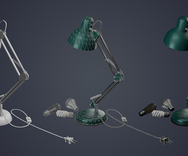 ArtStation - Table lamp | Game Assets