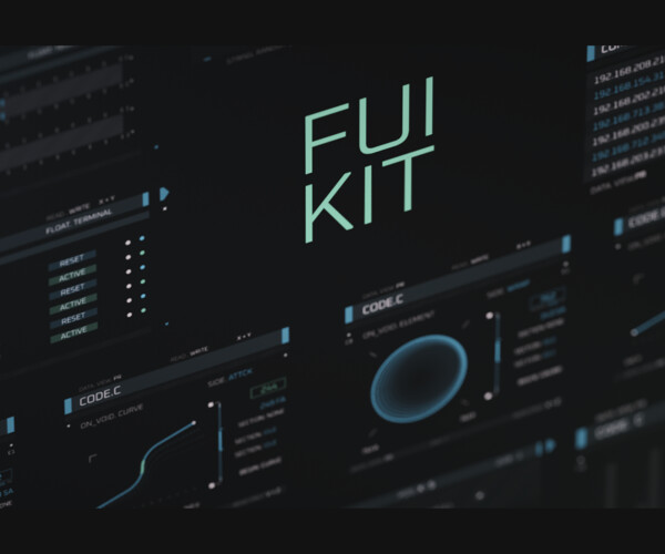 ArtStation - FUI KIT | Game Assets