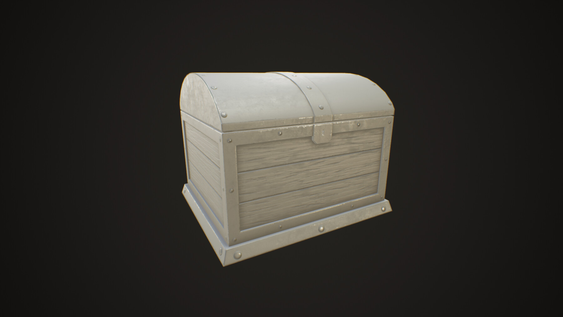 ArtStation - Medieval Treasure Chest - Wooden Chest VIII | Game Assets