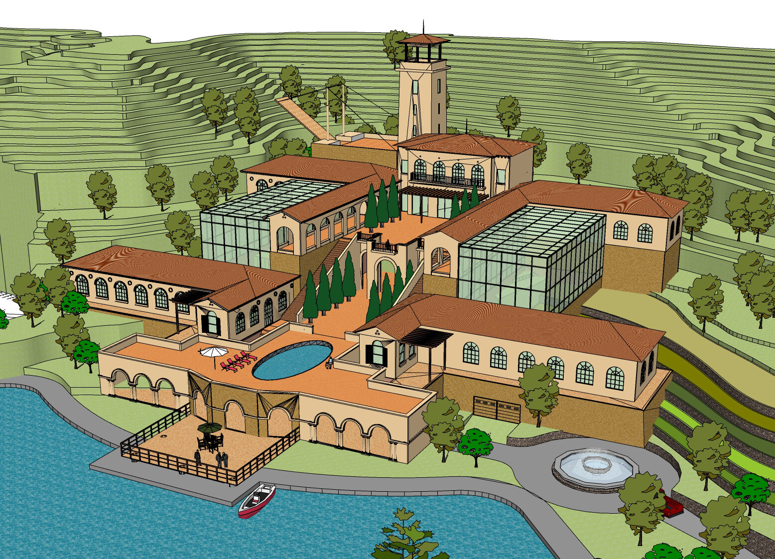 ArtStation - Regal-Luxury-Villa Area-070 | Resources