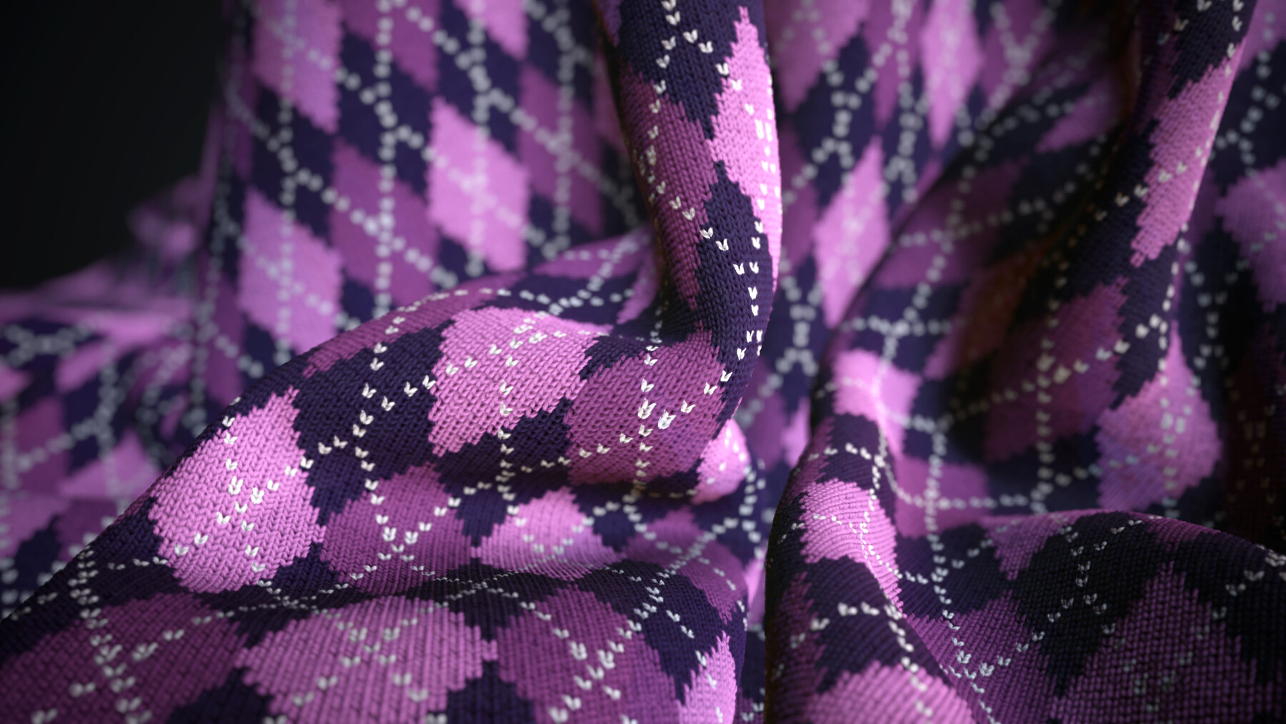 ArtStation - Argyle Knit Pattern Material | Resources
