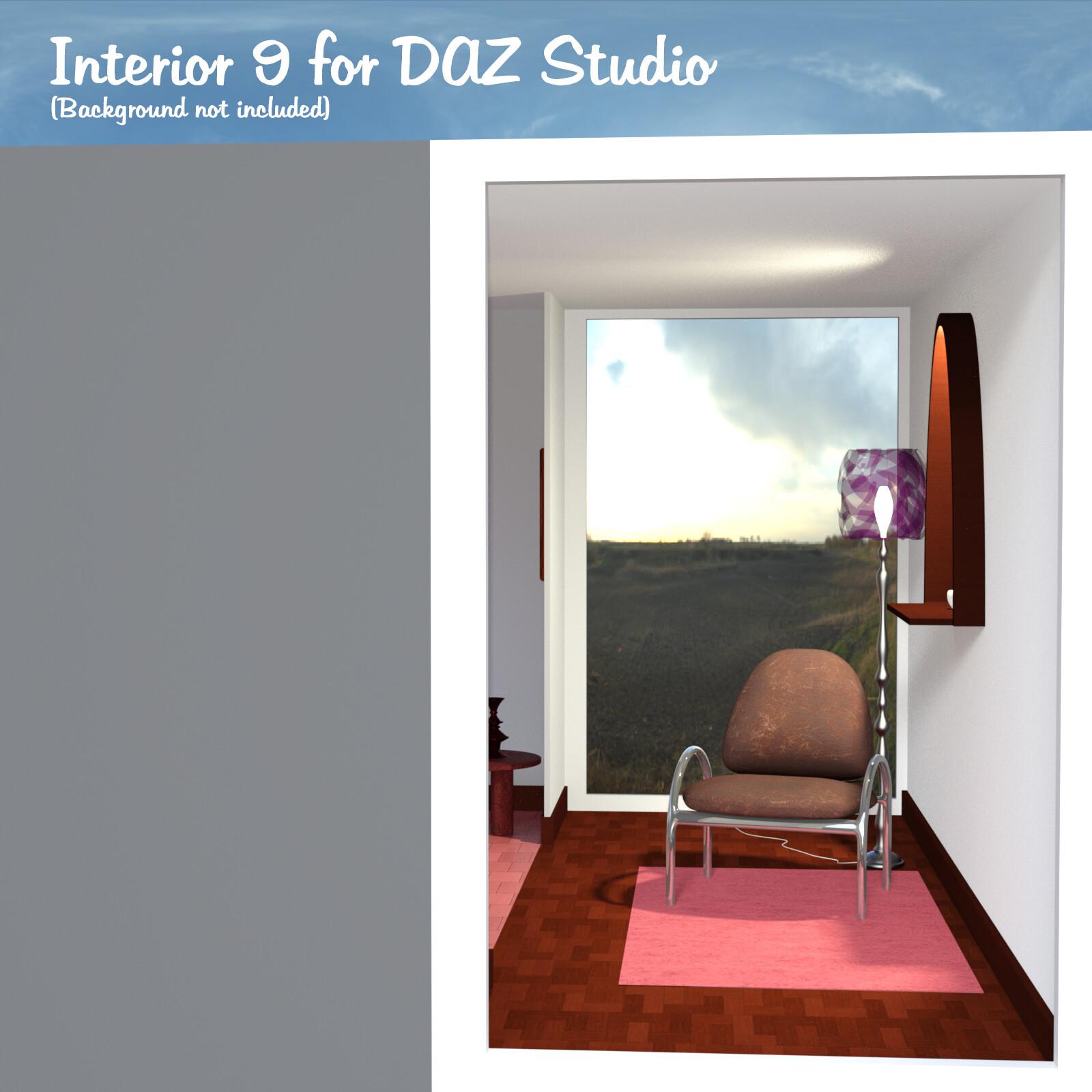 ArtStation - Interior 9 for DAZ Studio | Resources