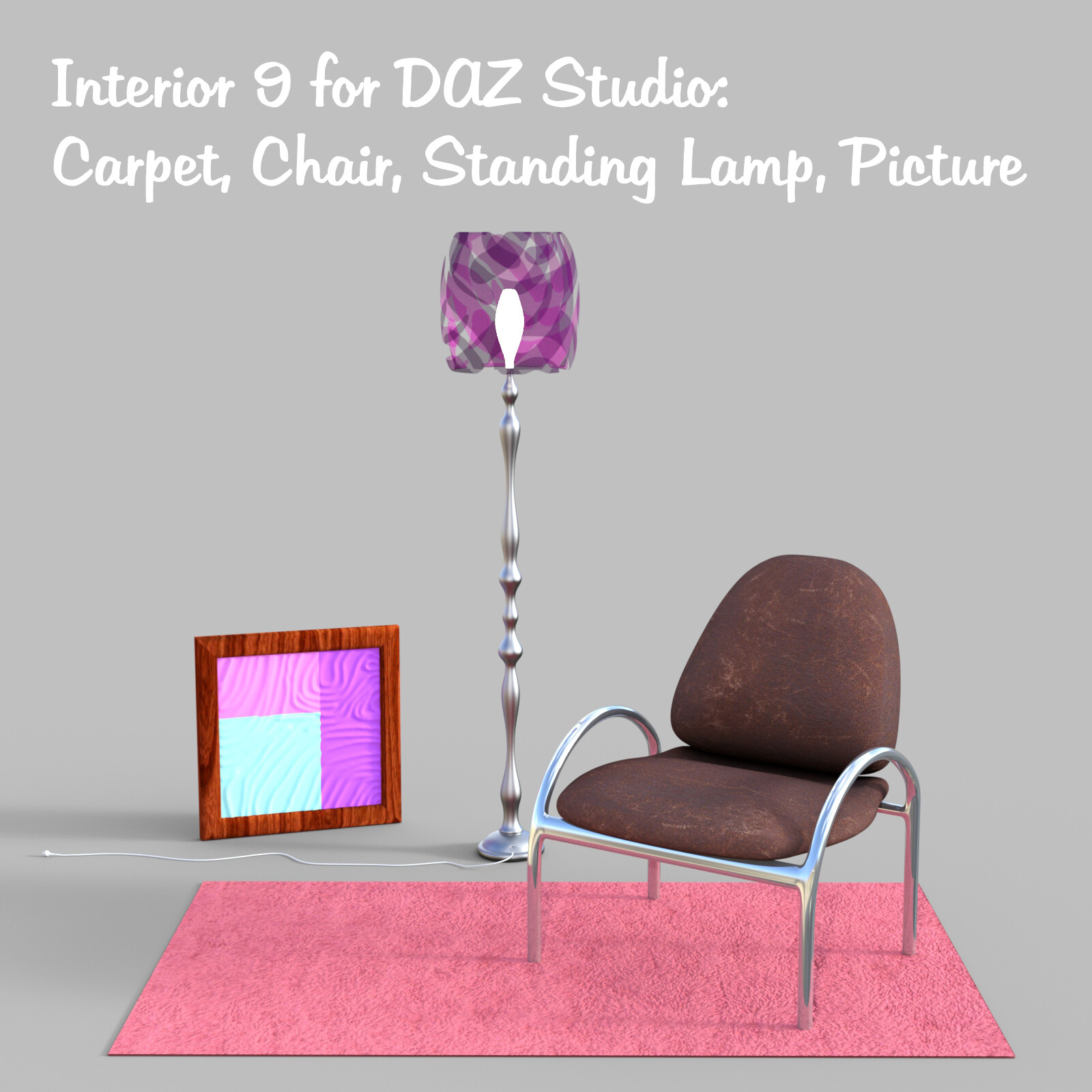 ArtStation - Interior 9 for DAZ Studio | Resources