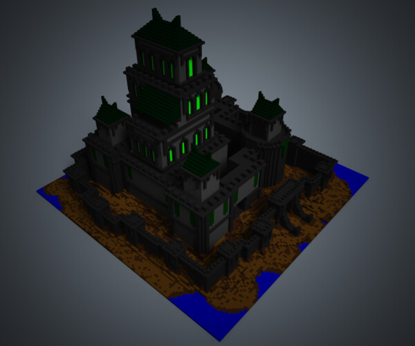 ArtStation - voxel castel 2 | Game Assets