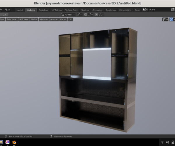 ArtStation - Estante 3D Blender/ arquiteto... | Game Assets