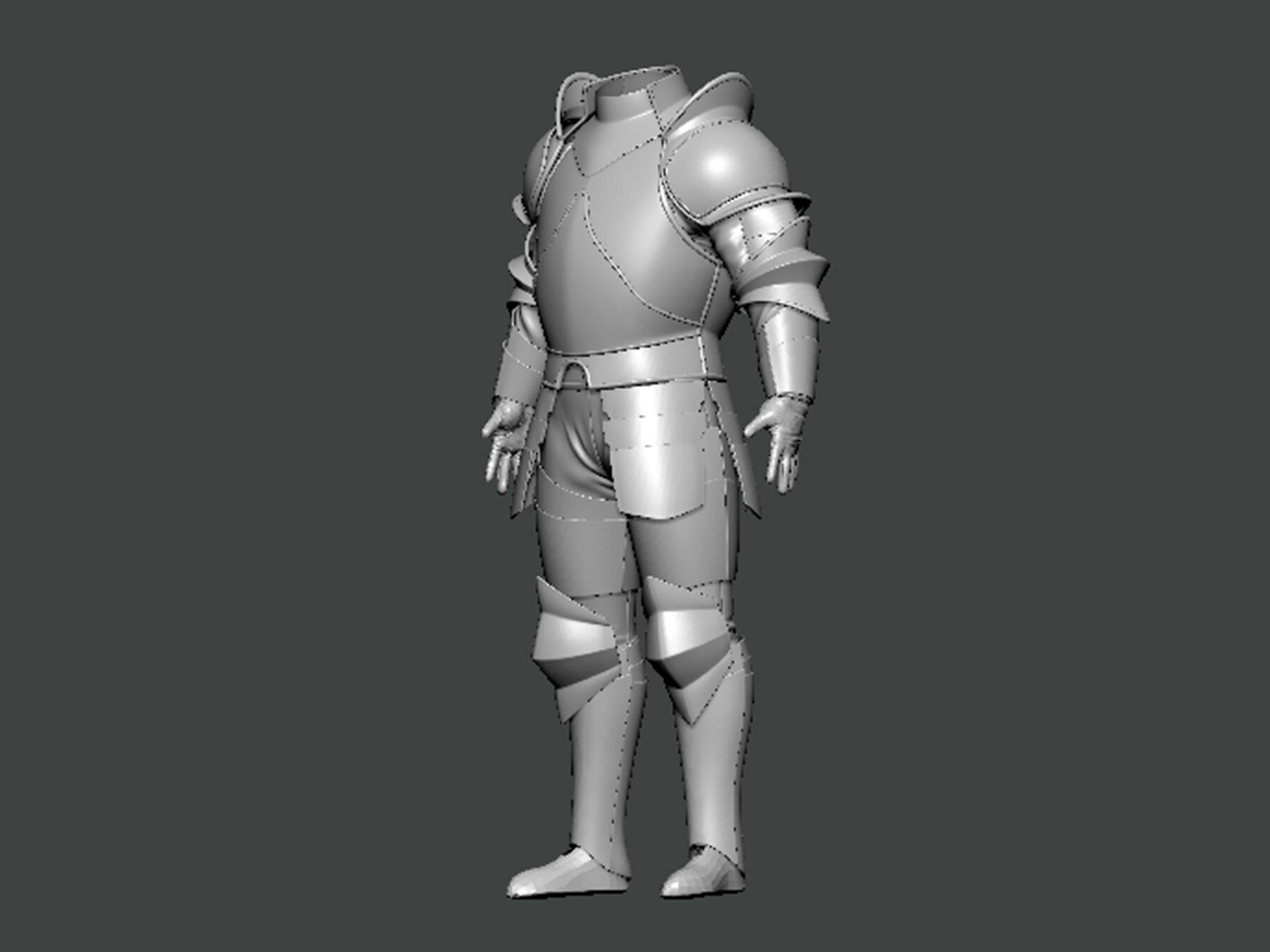 ArtStation - 3D Model-ARMOR0003 | Game Assets