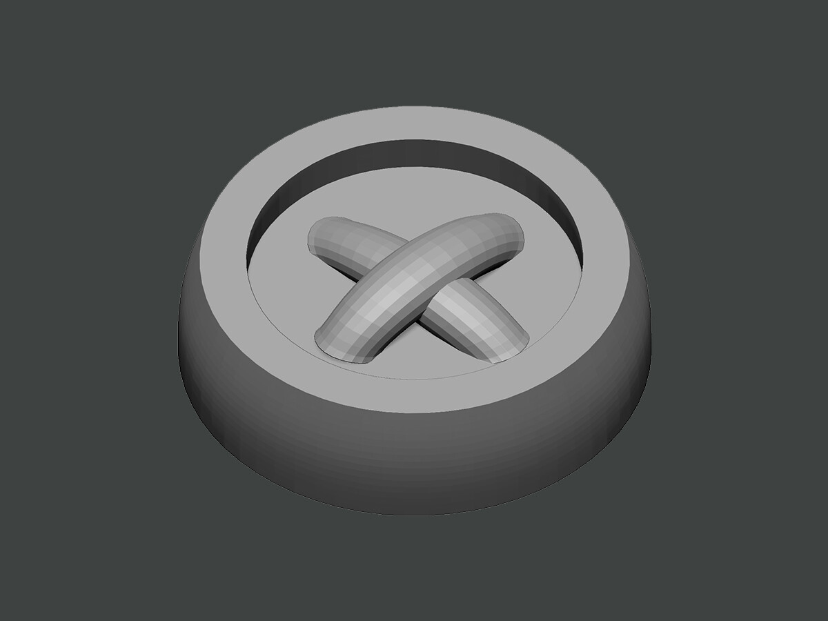 ArtStation - 3D Model-BUTTON0002 | Game Assets