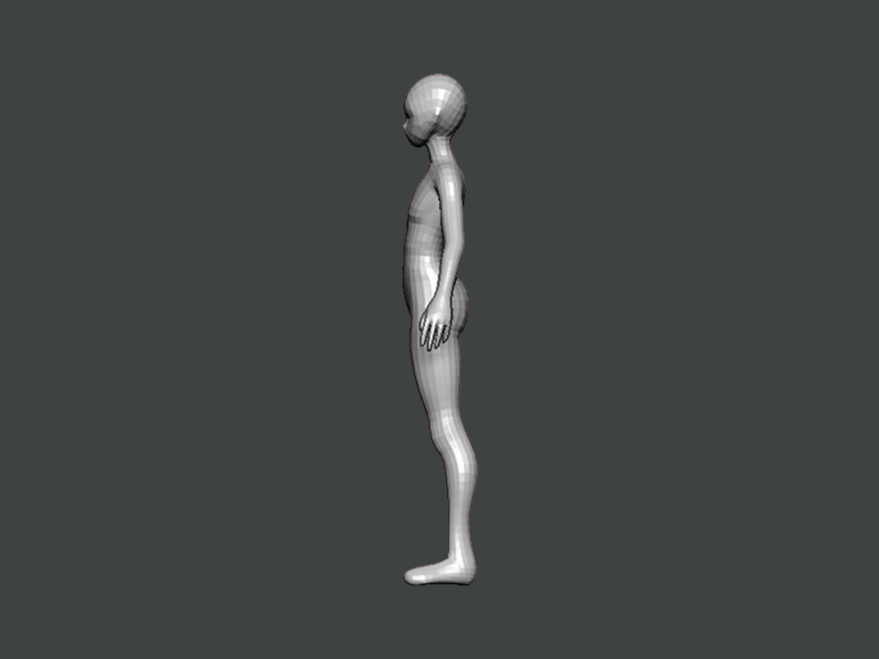 ArtStation - 3D Model-BASE MESH0001 | Resources