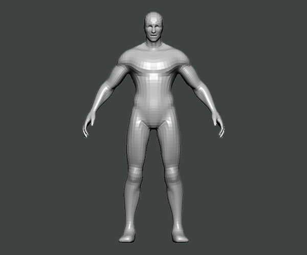 ArtStation - 3D Model-BASE MESH0002 | Resources