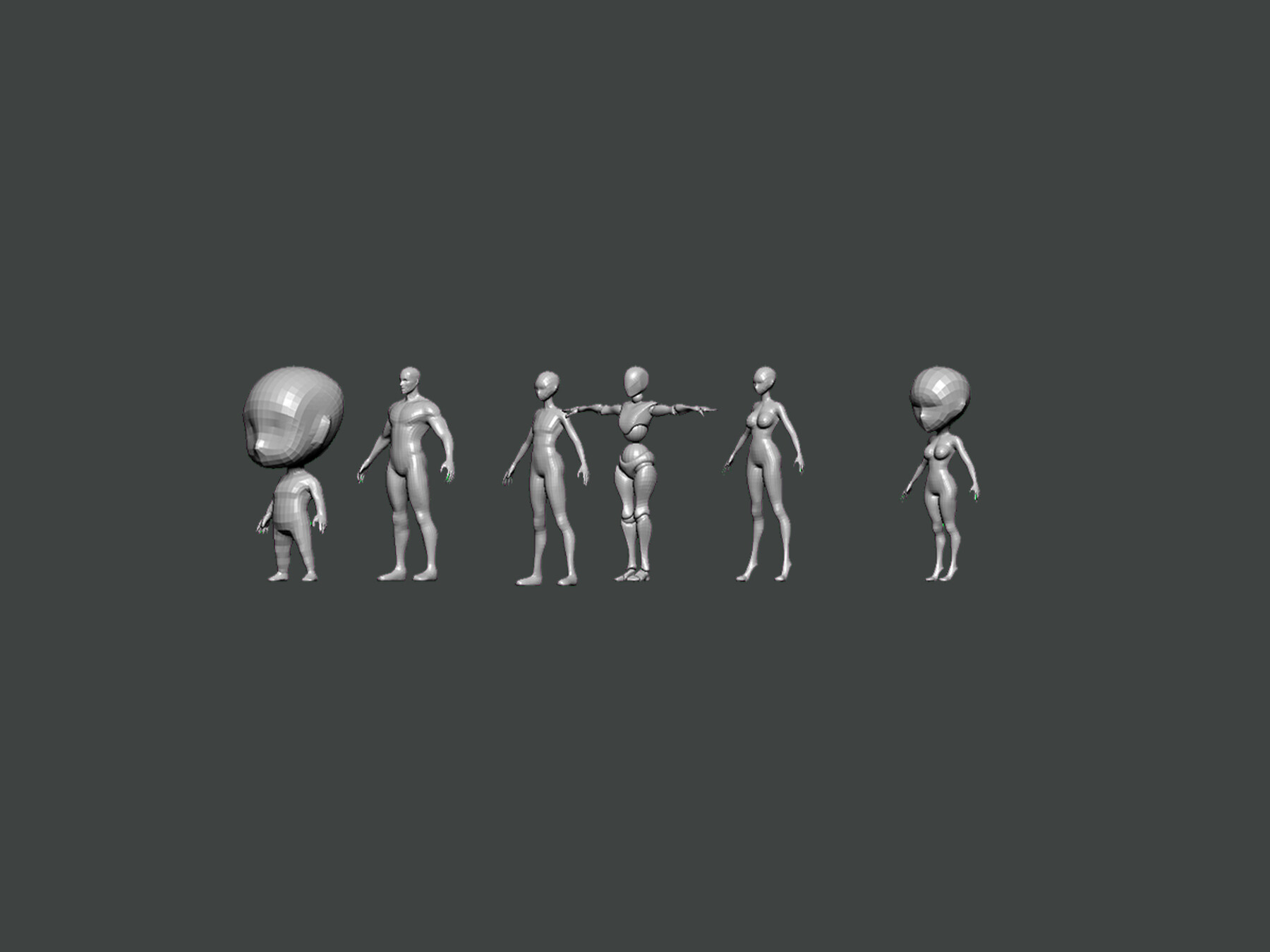 ArtStation - 3D Model-BASE MESH0003 | Resources