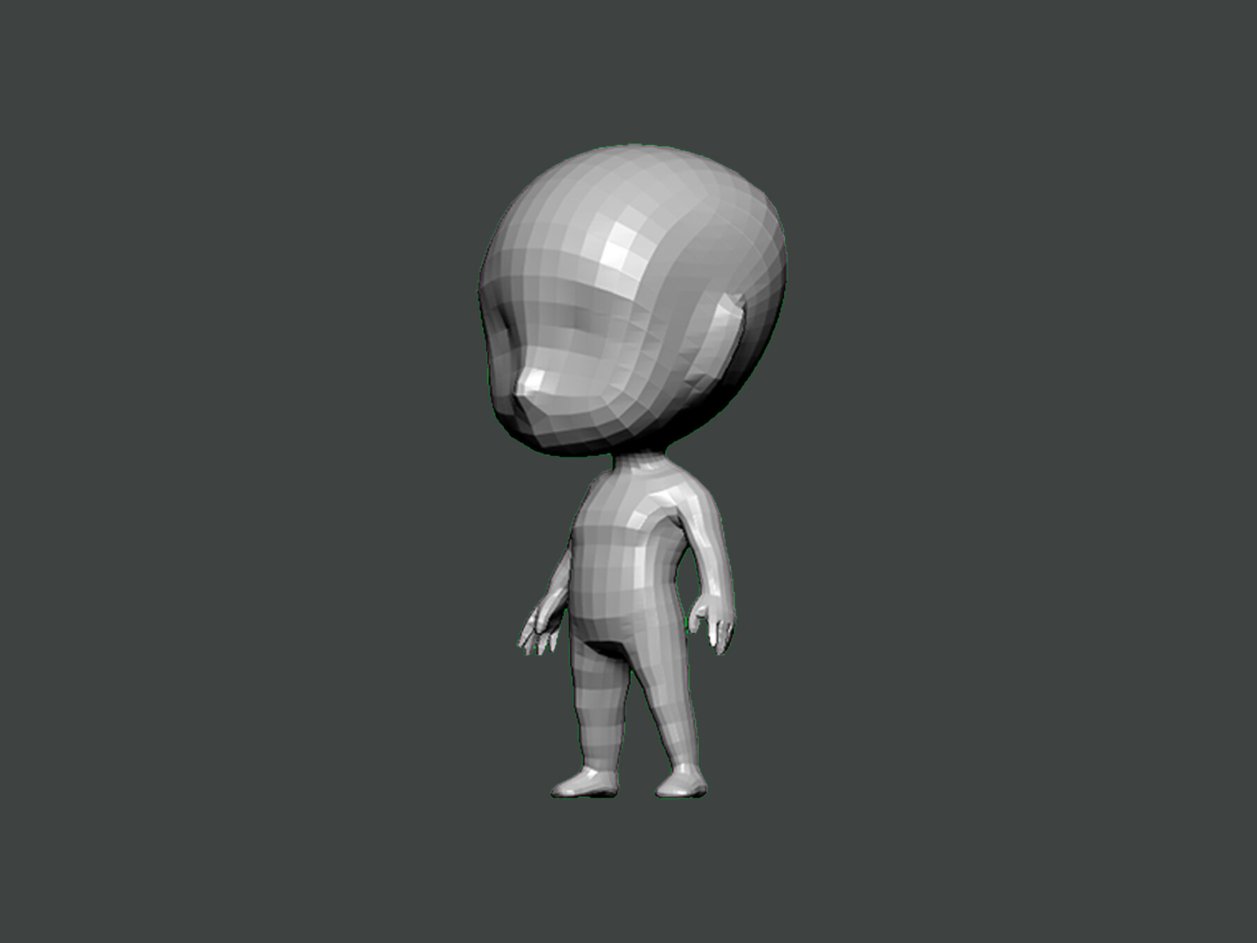 ArtStation - 3D Model-BASE MESH0005 | Resources