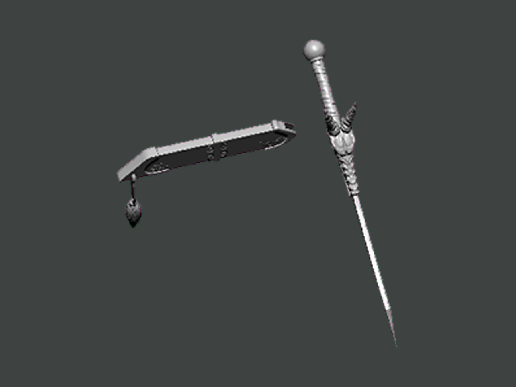 ArtStation - 3D Model-SWORD0002 | Game Assets