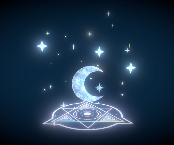 ArtStation - Magic Crystal Animated | Game Assets