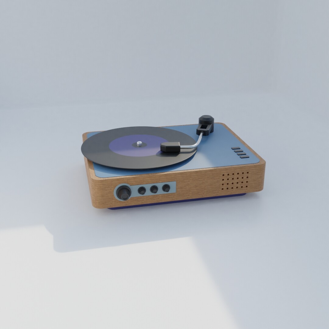 ArtStation - Record Player | Resources