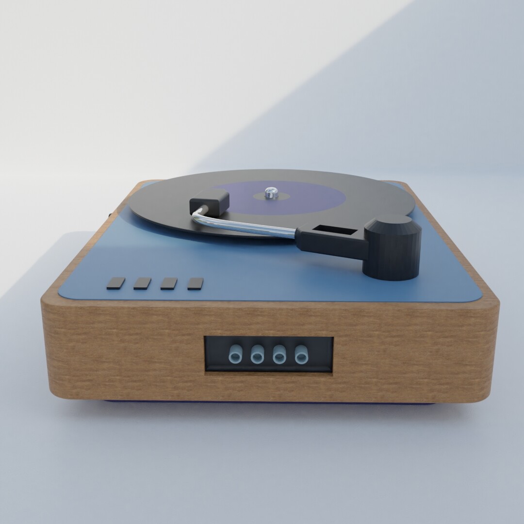 ArtStation - Record Player | Resources
