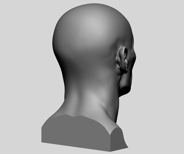ArtStation - Base Male Head 04 | Resources