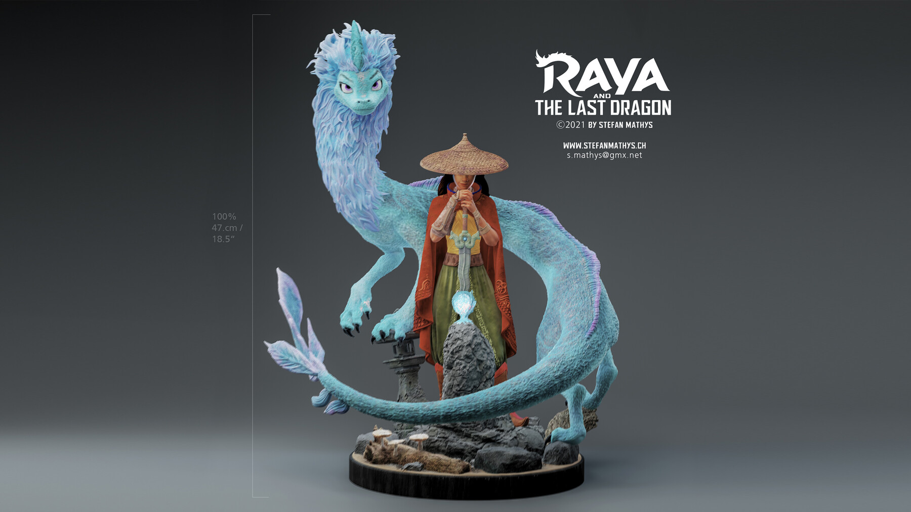 ArtStation - Raya and the last Draon - 3D Printable | Resources