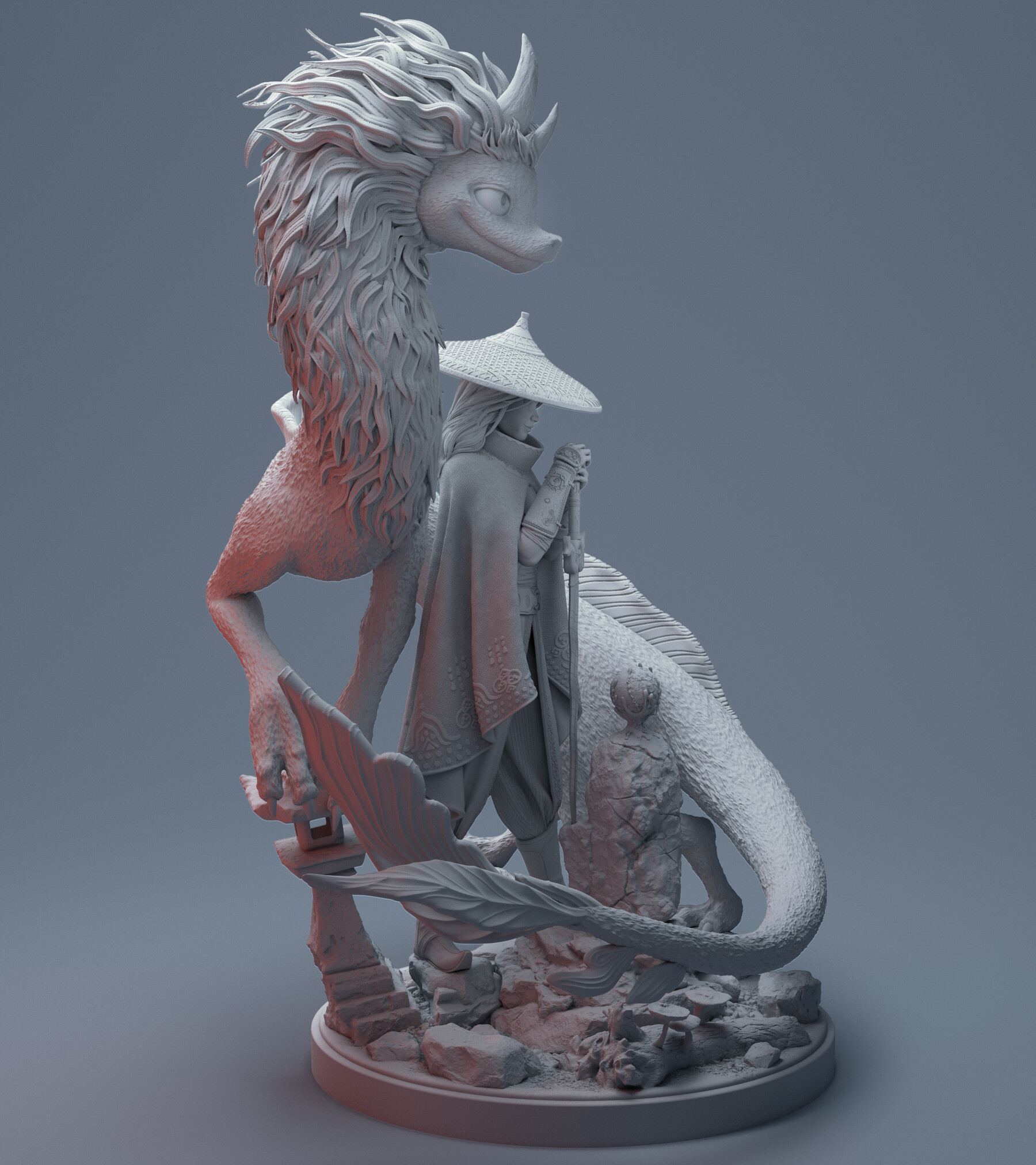 ArtStation - Raya and the last Draon - 3D Printable | Resources