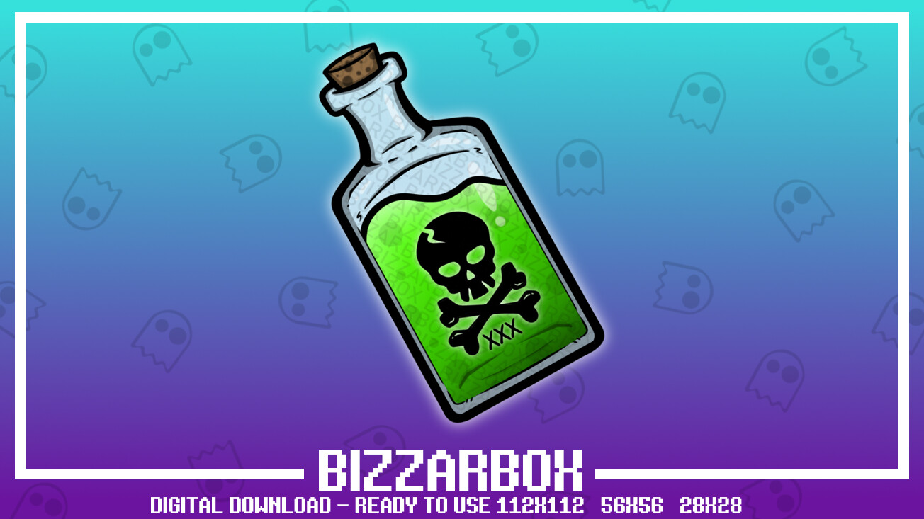 ArtStation - Twitch Emote: Toxic Poison | Artworks