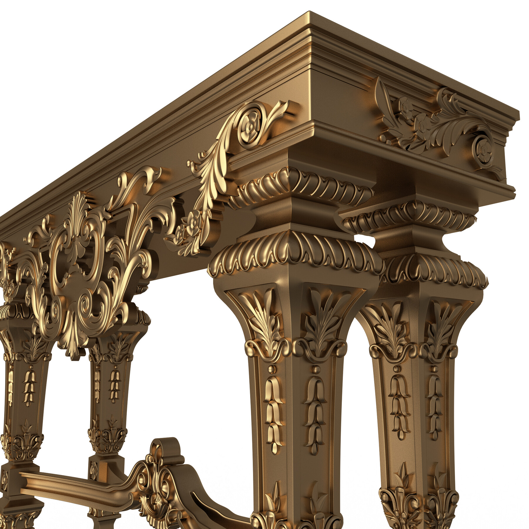 ArtStation - Classic Console Table 01 | Resources