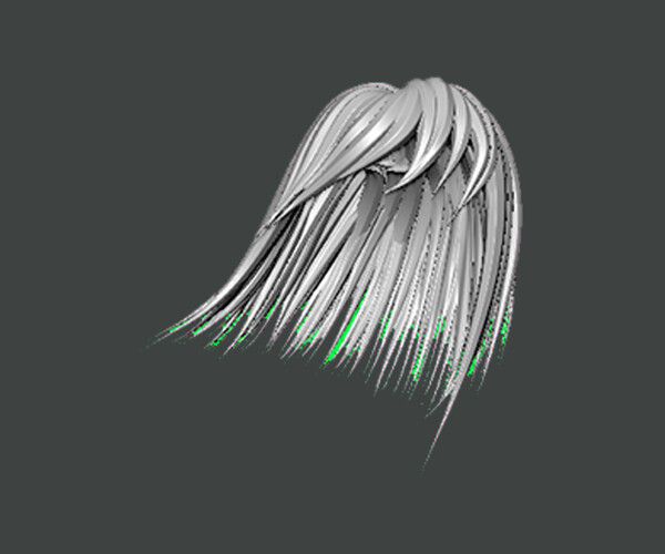 ArtStation - 3D Model-HAIR0004 | Resources