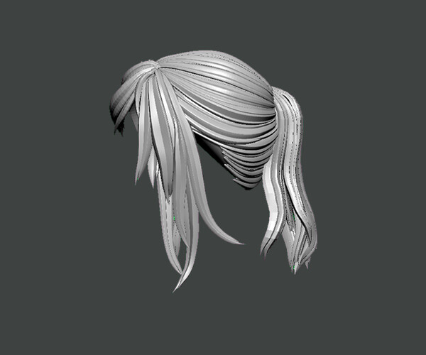ArtStation - 3D Model-HAIR0006 | Resources