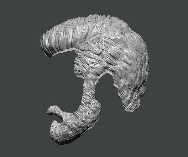 ArtStation - 3D Model-HAIR0011 | Resources