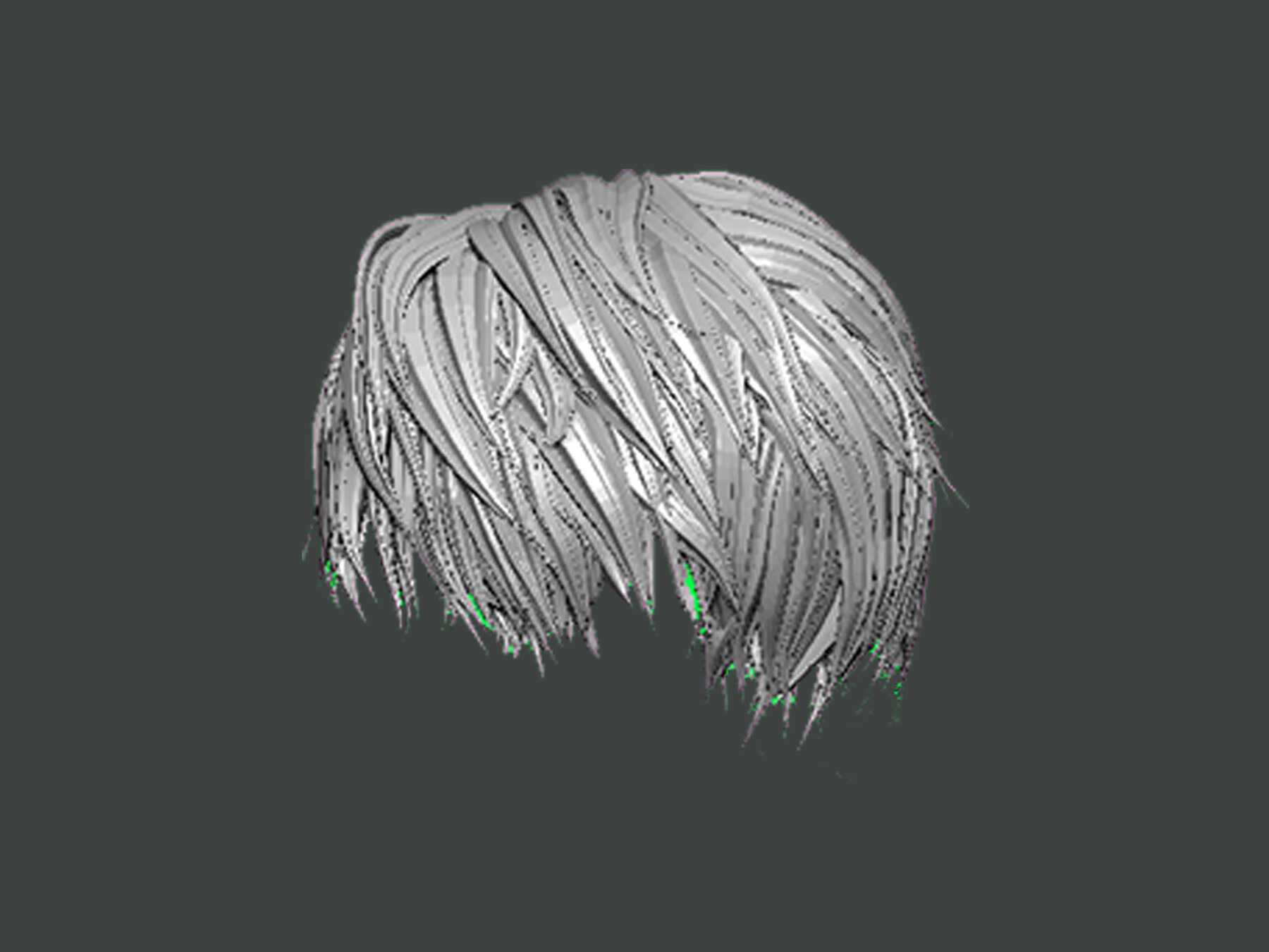 ArtStation - 3D Model-HAIR0014 | Resources
