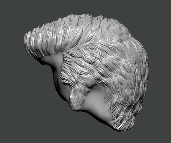 ArtStation - 3D Model-HAIR0016 | Resources