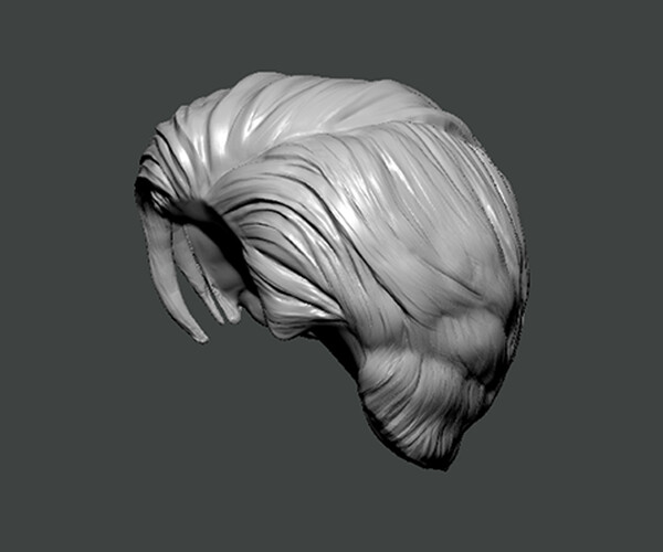 ArtStation - 3D Model-HAIR0034 | Resources