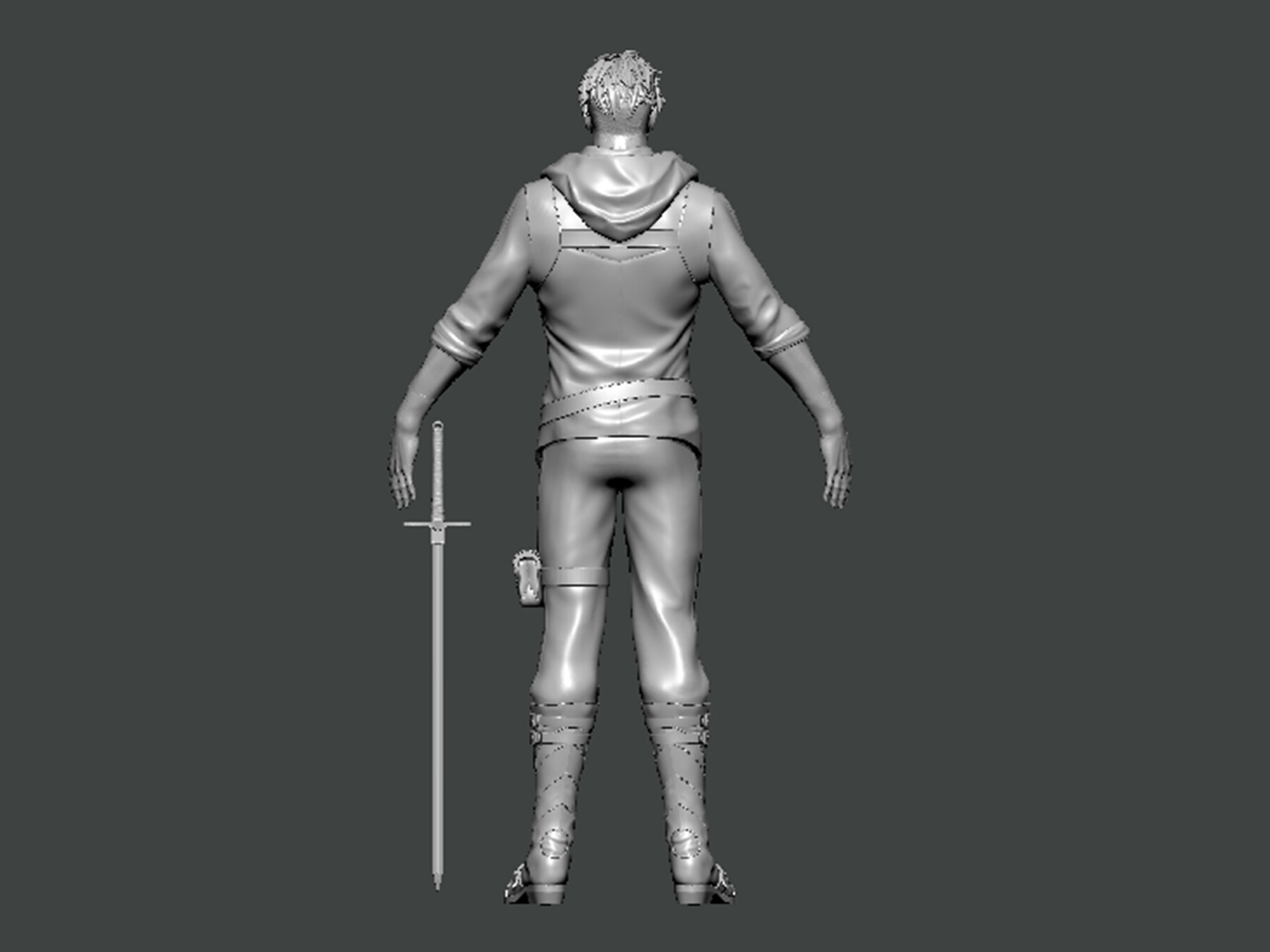 ArtStation - 3D Model-CHARACTER0006 | Game Assets