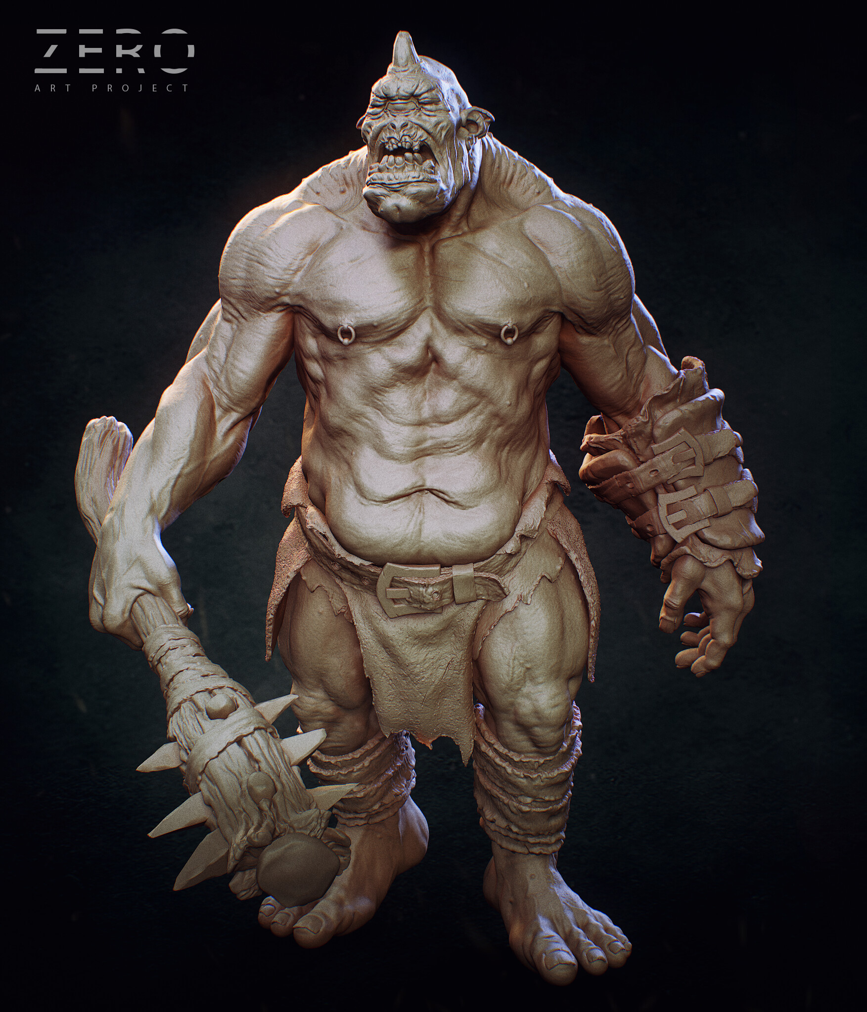 ArtStation - Cyclops ogre highpoly | Resources