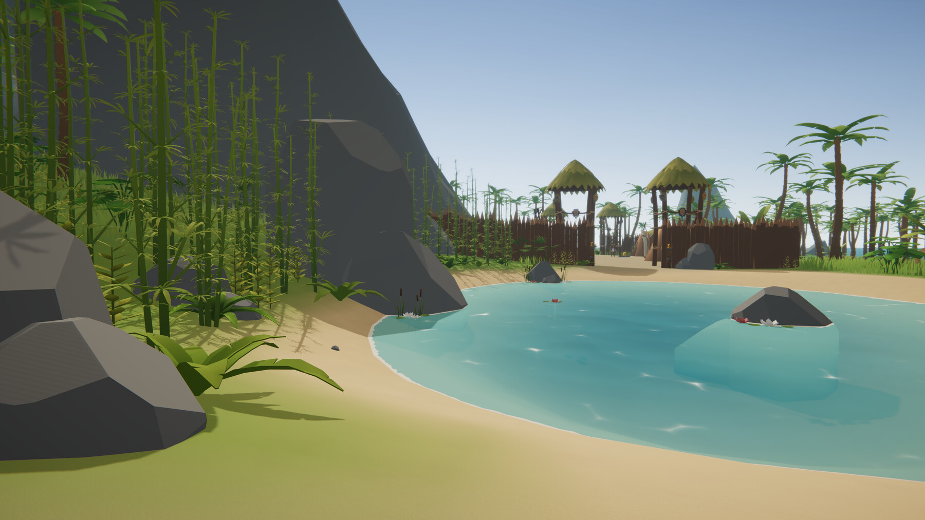 ArtStation - Low Poly Tropical Island - Asset for Unity 3D and Unreal Engine | Game Assets